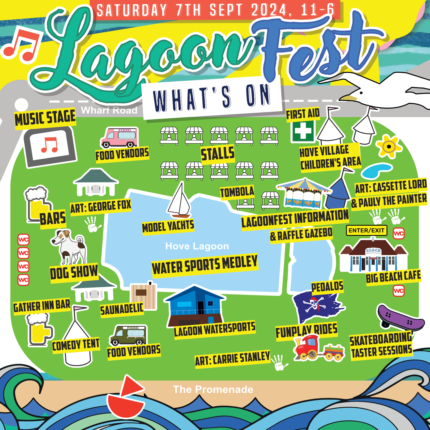 LagoonFest 2024: What’s On – Friends of Hove Lagoon CIC